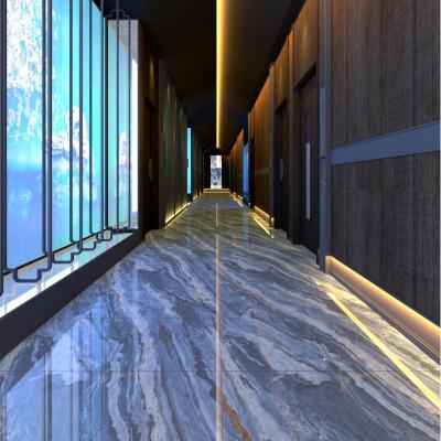 China 600*600mm Glazed Porcelain Tile The Perfect Combination of Style and Durability Blue Tile for sale