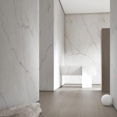 China White Glazed Porcelain Tile Polished and Versatile for Floor/Wall Installation for sale