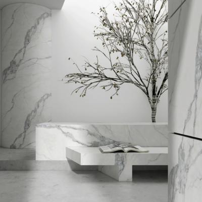 China Floor and Wall Glazed Porcelain Tile in White with Porcelain Material for sale