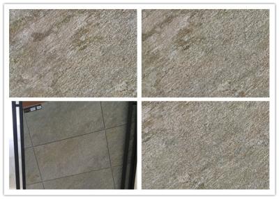 China Glazed Sandstone Ceramic Floor Tiles Concave Convex Pattern Surface Treat for sale