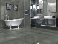 China 600x600mm Matte Porcelain Tile Glazed Concave Convex Pattern Stone Look Floor Tile for sale