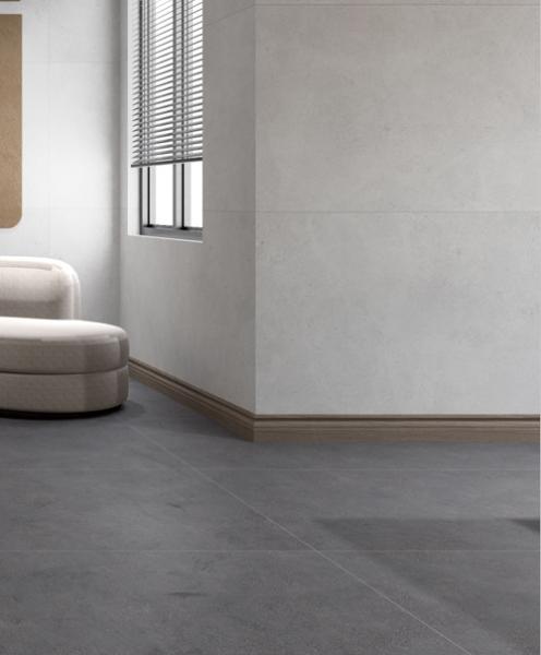 Mattonelle della porcellana di Grey Cement Look Full Body per il salone resistente all'uso