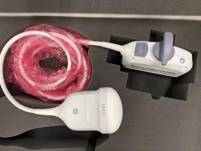 GE 3D/4D Convex Array Ultrasound Probe RM7C for Voluson E10