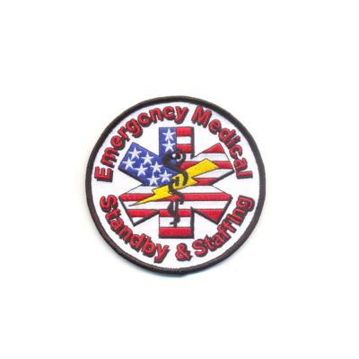 Cina Ferro sulle toppe, Logo Embroidered Custom UniPerm Cerotti del corpo dei vigili del fuoco di 9 colori in vendita