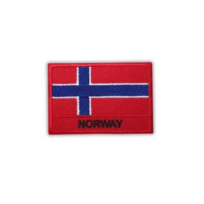 China Embroidered National Flag Badge Patches Hook And Loop Backing For Military Backpack à venda