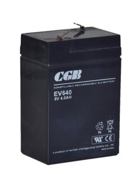 China Rechargeable 6V 4AH Sealed Lead Acid Battery , Vrla Type Battery for sale