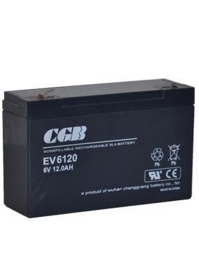 China Anti Erosion Rechargeable Agm Lead Acid Battery 6V 12Ah With Safety Valve for sale