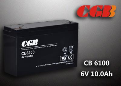 China CB640 Alarm Lighting Backup 6v 10ah Battery Non Spillable Maintenance Free for sale