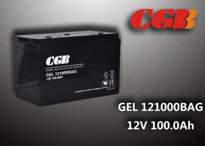 China 12 V 100ah Abs Plastic Energy Storage Battery , Non Spillable Slim Deep Cycle Battery for sale