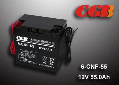 China 12V 55AH Energy Storage Battery , Valve Regulated Lead Acid Vrla Battery for sale