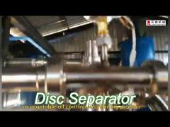 Separador de centrifugadora de aceite de disco de gran capacidad para aceite vegetal, aceite animal