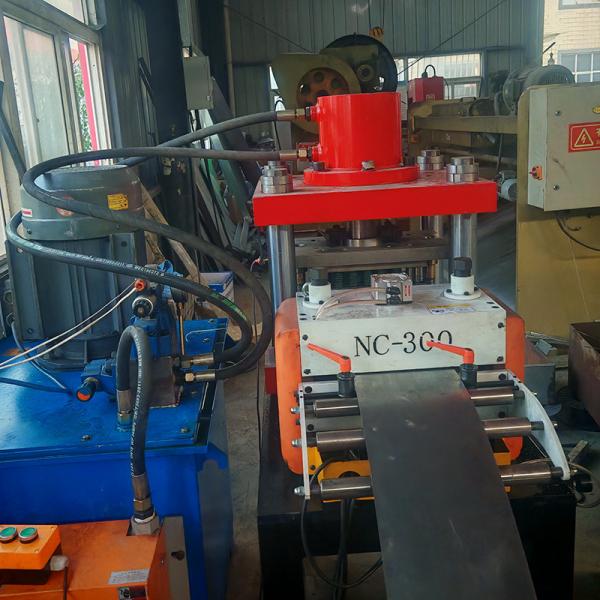 Quality High Stability Full Automatic Cable Tray Machine For Precise Profiles Production Hydraulic Cylinder Cutting for sale