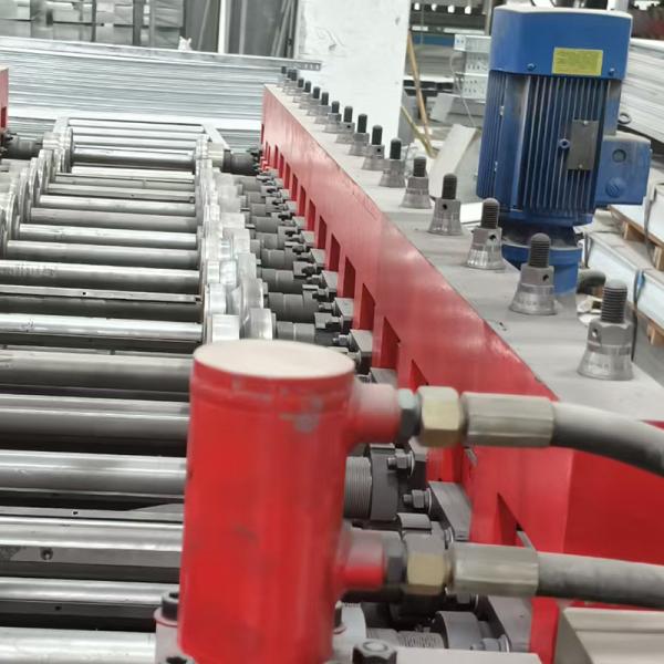 Quality PLC Cable Tray Cover Making Machine 1-2mm Thickness Steel Hydraulic Cutting Type for sale
