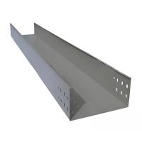 China Wall Mount Solid Bottom Type Cable Tray Silver Suitable For Various Environments for sale