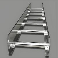 China Outdoor Indoor Ladder Rack Cable Tray Galvanized with Ventilation Functionality for sale