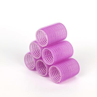 China DANSKY DIY Salon Hairdressing Styles Set Long & Short Hair Roller Heatless Plastic Nylon Hair Rollers with Hot Temperature Clips for sale
