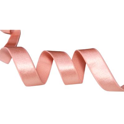 China Dansky Nylon Bra Strap Plush Shiny  Elastic Spandex Satin Band Shoulder Tape for Underwear Lingerie Sewing Trim for sale