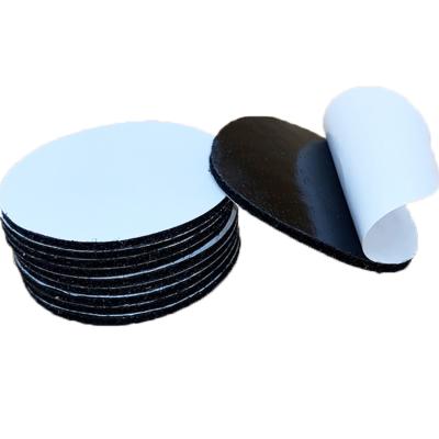 China DANSKY Custom Hook and Loop  Nylon Reusable Polka Dot Round Adhesive Quiet Hook and Loop Die Cut Hook and Loop for sale