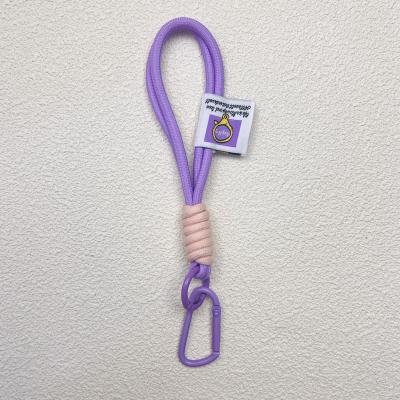 China Dansky  Carabiner Cord Backpack Bag Rope Keychain Trendy Paracord Keychain Hanging Braid Lanyard Phone Strap for sale