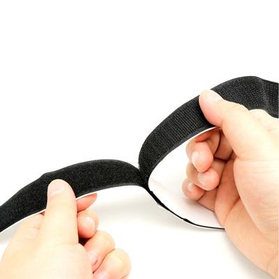 China DANSKY Custom Size Strong Adhesive Hook and Loop Fastener Tape Strip Nylon Self-adhesive Hook and Loop Tape Roll for sale