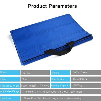 China DANSKY Adjustable Reusable Canvas Hook Loop Pallet Strapping Belt for for Shipping Containers and Logistics for sale