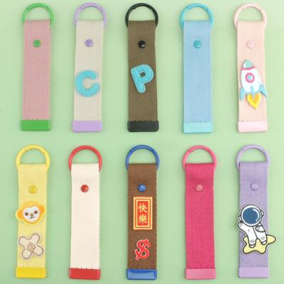 China Apparel & Accessories Garment & Processing Accessories Webbing DANSKY Wash Label Canvas Fabric Strap Korean Charm Custom Small Iron on Patches DIY Bag Luggage Lanyard Tag DIY Keychain Keyring for sale