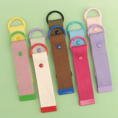 China DANSKY Hot Selling Promotional Custom Embroidered Woven Airplane Keychain Fabric Blank Keychain Luggage Tag Embroidery Jet Tags for sale