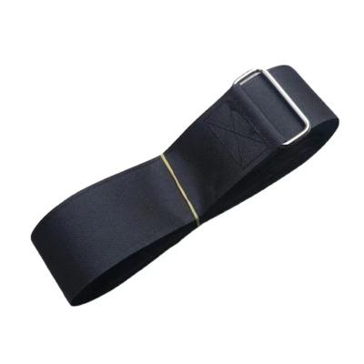 China Dansky Custom Self-Locking Black Cargo Hook and Loop Pallet Strap with Metal Buckle Logistics Packaging Strap for sale