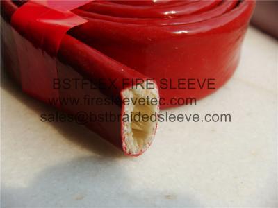 China Silicone fiberglass fire armor Thermal Sleeving for sale