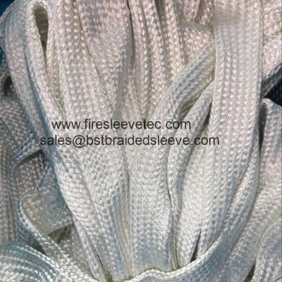 China HIGH TEMPERATURE FIBERGLASS BRAIDED SLEEVE for sale