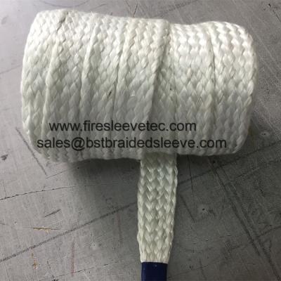 China Braided Texturized Fiberglass Sleeving for sale