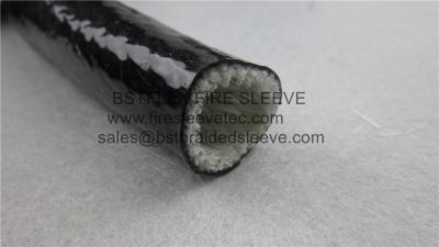 China Silicone Fibreglass High Temperature Protective Sleeving for sale