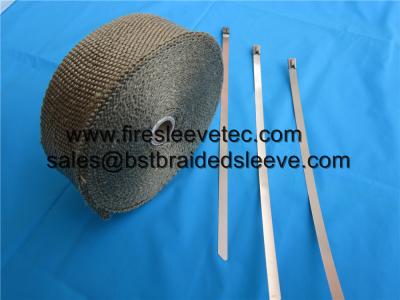 China LAVA Titanium Pipe Insulation Wrap Heat Exhaust Wrap for sale
