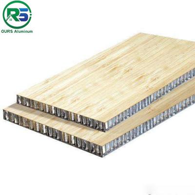 China 10mm Aluminum Honeycomb Panel Wood Grain Acoustic Filling Wooden Panel 4x8 for sale