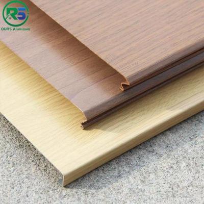 Cina Bordo diritto della striscia del soffitto di colore di alluminio acustico commerciale della corteccia in vendita