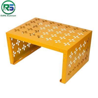 Cina La copertura decorativa all'aperto del condizionatore d'aria del metallo di PVDF PPG ha curvato il pannello di alluminio della facciata del rivestimento in vendita