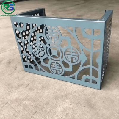 Cina Copertura di alluminio del metallo degli strati perforati per la copertura all'aperto di protezione dell'unità di CA a prova di fuoco in vendita