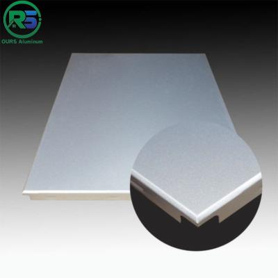 China Perforated Electro Cladding Clip In Metal Ceiling Panel 600mm X 600mm for sale