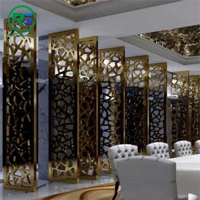 Cina I rami spolverizzano lo schermo decorativo di alluminio rivestito della segretezza del terrazzo dell'hotel degli schermi in vendita