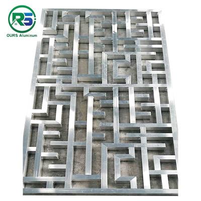 Cina Griglie di finestra decorative d'annata del metallo di stile cinese 3.5mm impermeabili in vendita
