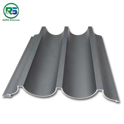 Aangepaste Aluminium Decoratieve Bladen Gebogen Vorm 1.5mm 2.0mm Dikte