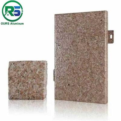 Cina Balconi di alluminio di marmo ricoprenti dei pannelli di parete del grano 3D di PVDF per esterno in vendita