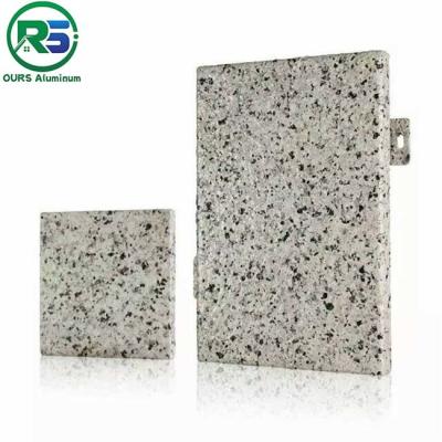 Cina Balconi di alluminio di marmo ricoprenti dei pannelli di parete del grano 3D di PVDF per esterno in vendita
