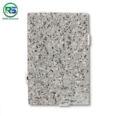 Cina Balconi di alluminio di marmo ricoprenti dei pannelli di parete del grano 3D di PVDF per esterno in vendita