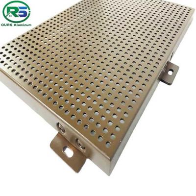 China Exterior Perforated PVDF PPG Aluminum Wall Panels For Building 1800*6000mm for sale