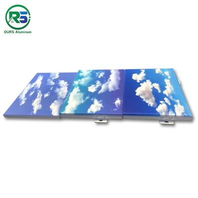 Cina Mattonelle di alluminio commerciali esterne della parete del metallo del cielo blu di Art Deco Metal Panels Screen in vendita
