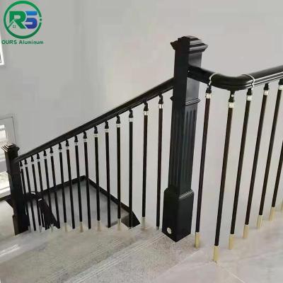 Cina Mano dell'inferriata della scala della piattaforma nera di punta ed altezza di alluminio della base 1200mm 1500mm 1800mm in vendita