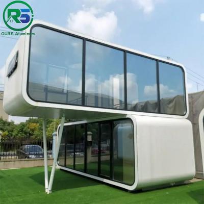 Cina S7 casa completa di campeggio di qualità superiore della capsula dell'hotel di località di soggiorno del contenitore della Camera del sole delle stanze 40ft in vendita