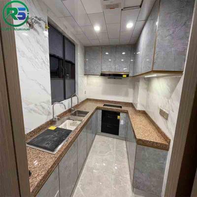 China Modern Aluminiumkabinet met Fluorocarbon het Bespuiten en het Zwarte Systeem van het Aluminiumkabinet Te koop