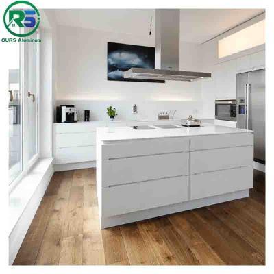 Cina Shaped Carrier System Aluminum Cabinet For Interior Decoration With White And Black in vendita